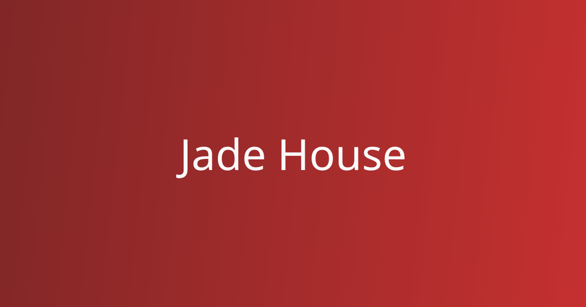 Best Chinese in New York, NY | Jade House | Menu